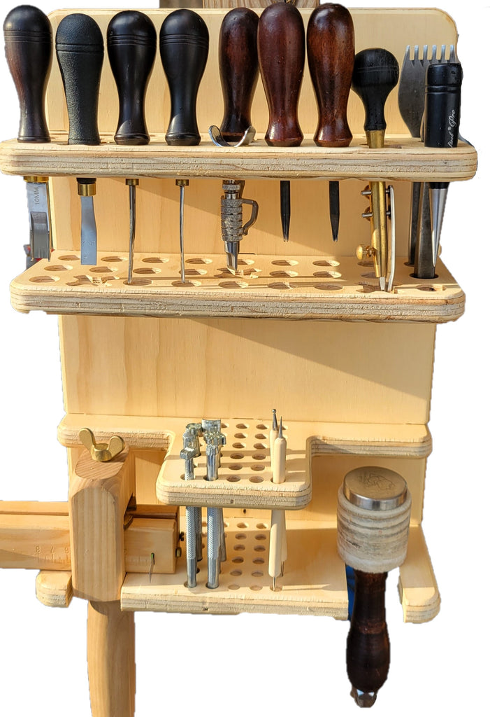 Leatherworker tool organizer wood modular system – JP Leathercraft